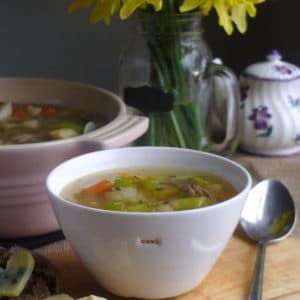 Welsh Cawl {lamb and root vegetable soup} - Ceri Jones Chef